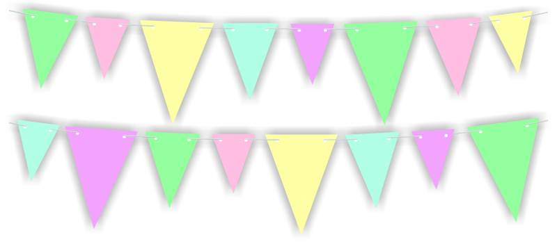 BANDERIN ESCALA TRANG PASTEL X1 | Cotillón Smile